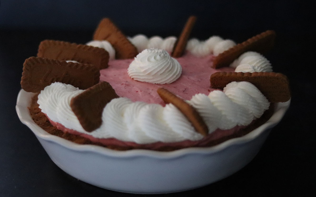Plum Mousse Pie - Bohm Bakes