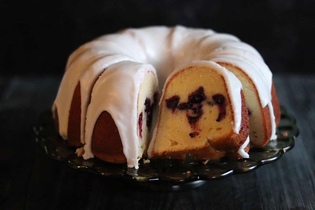 Lemon Blueberry Buttermilk Pound Cake - Bohm Bakes